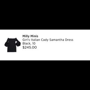 Milly Minis | Dresses | Milly Minis Girls Italian Cady Samantha Dress ...